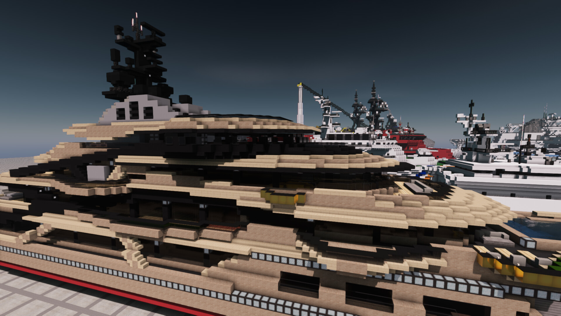 Golden Oasis Luxury Yachts Minecraft Map