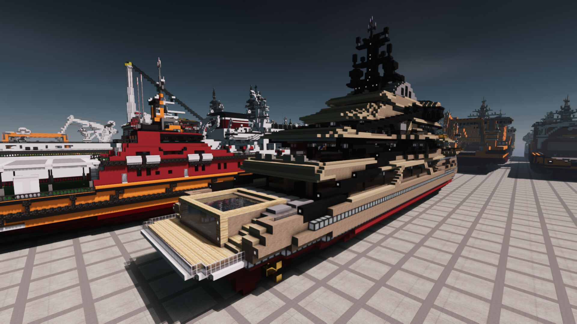 Golden Oasis Luxury Yachts Minecraft Map