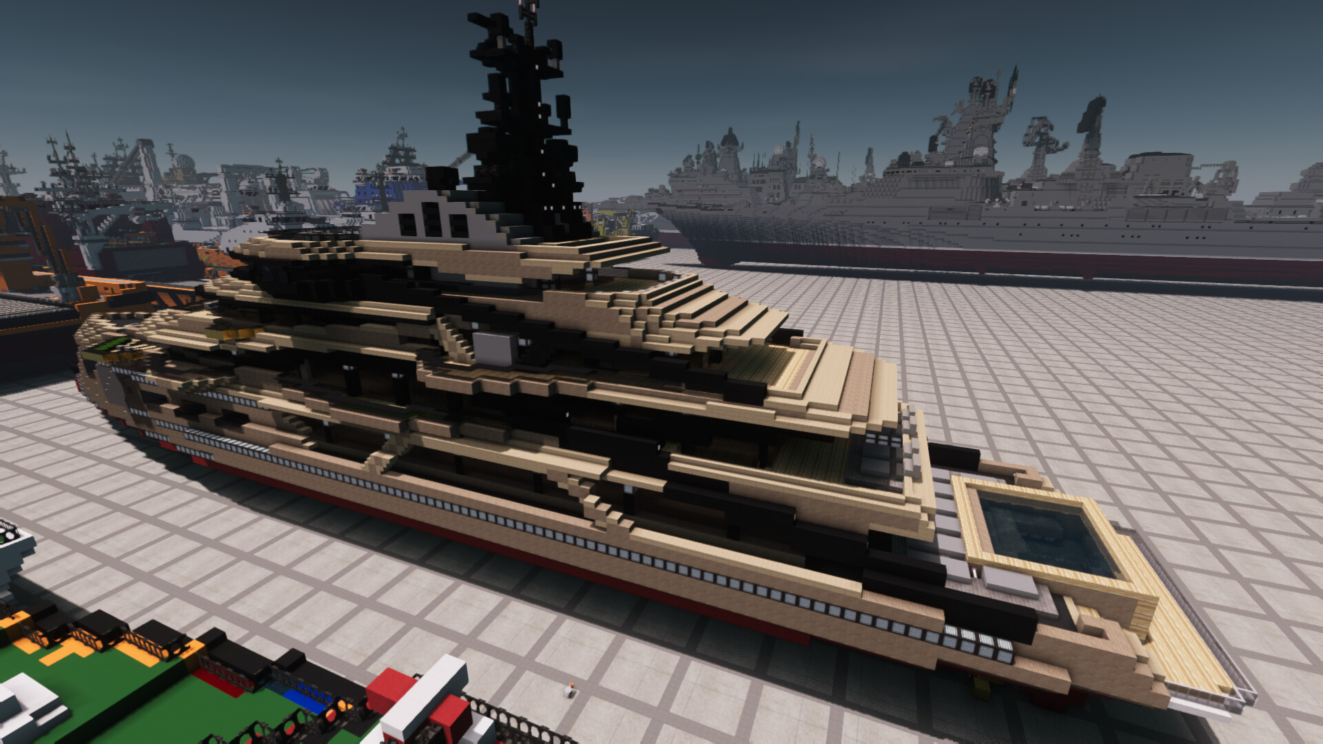 Golden Oasis Luxury Yachts Minecraft Map