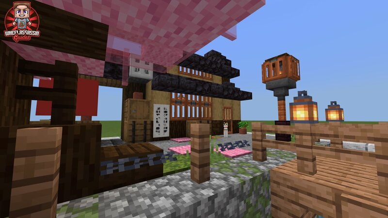 A Japanese Inspired Chunk Build!! Minecraft Map