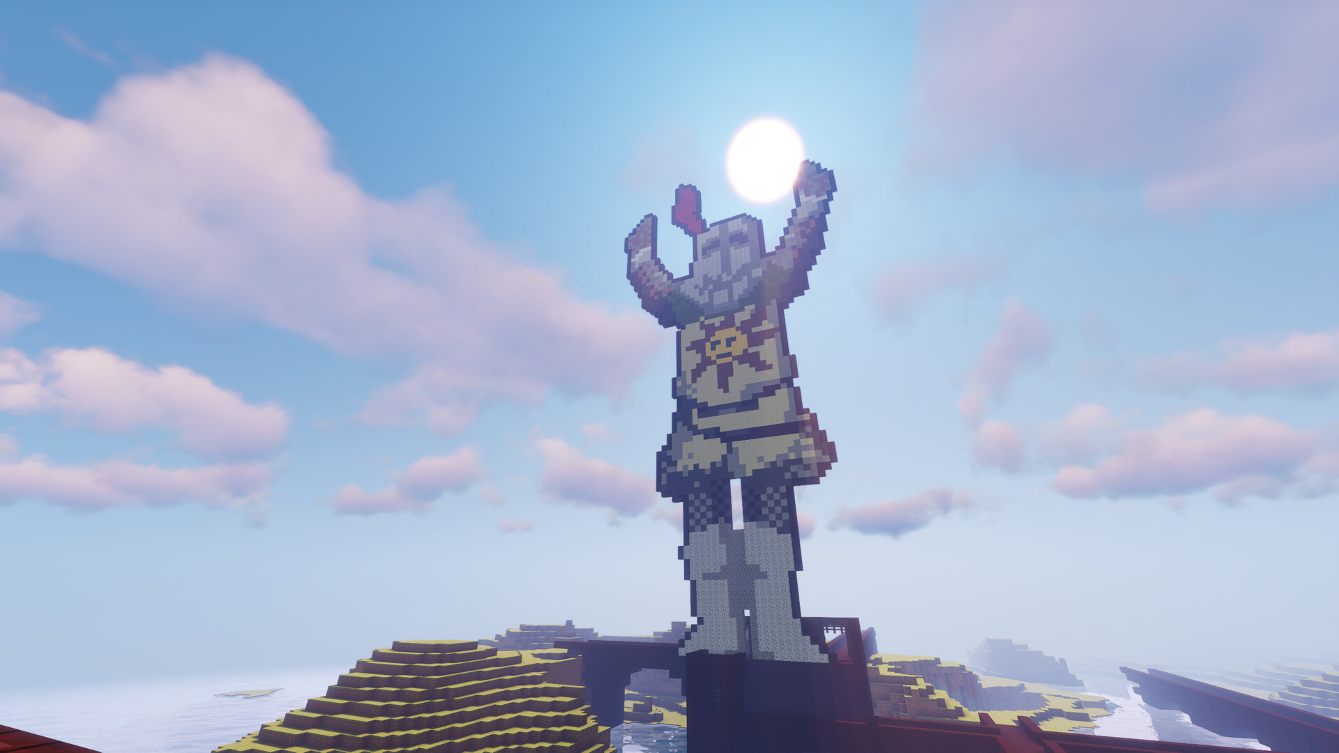 [DOWNLOAD] Praise the Sun! - Pixel Art Minecraft Map