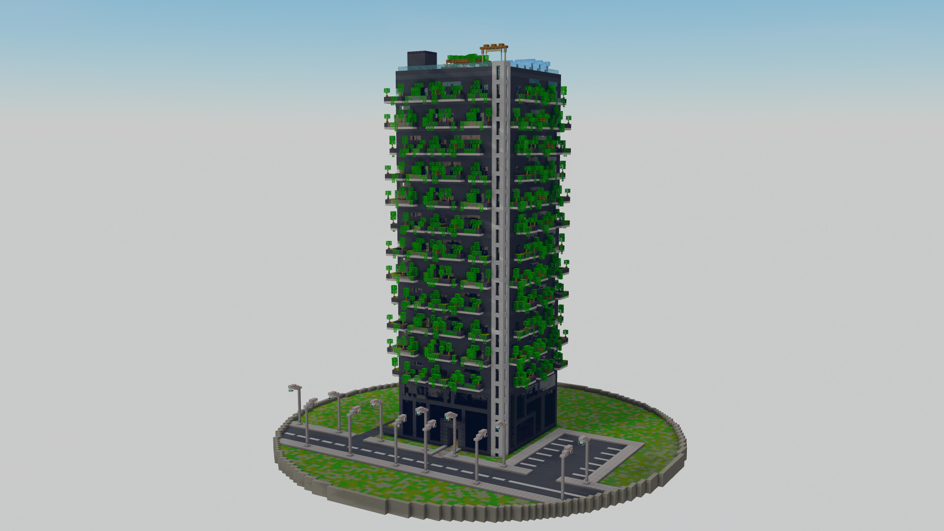 Sustainable Skyscraper Minecraft Map