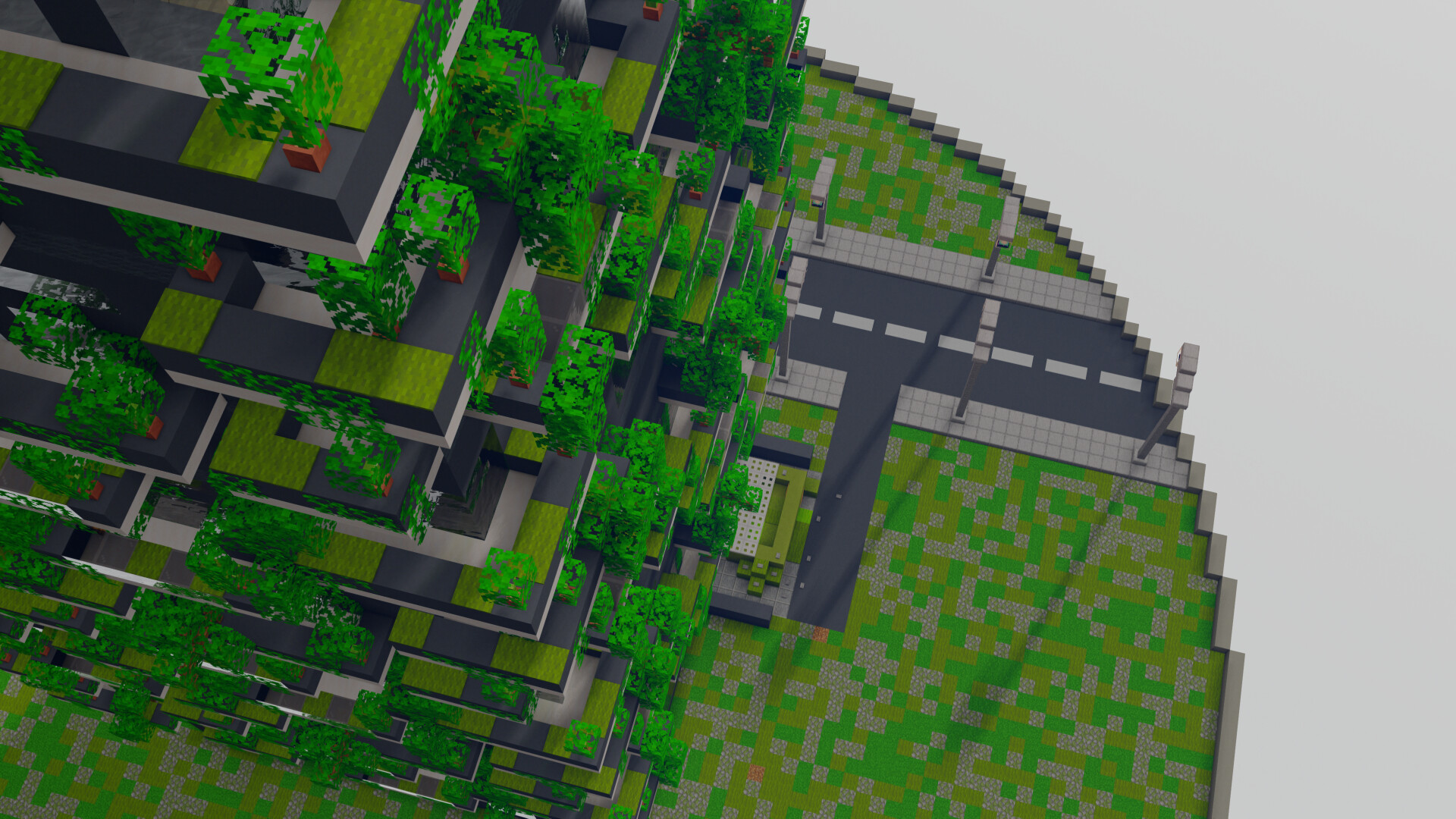 Sustainable Skyscraper Minecraft Map