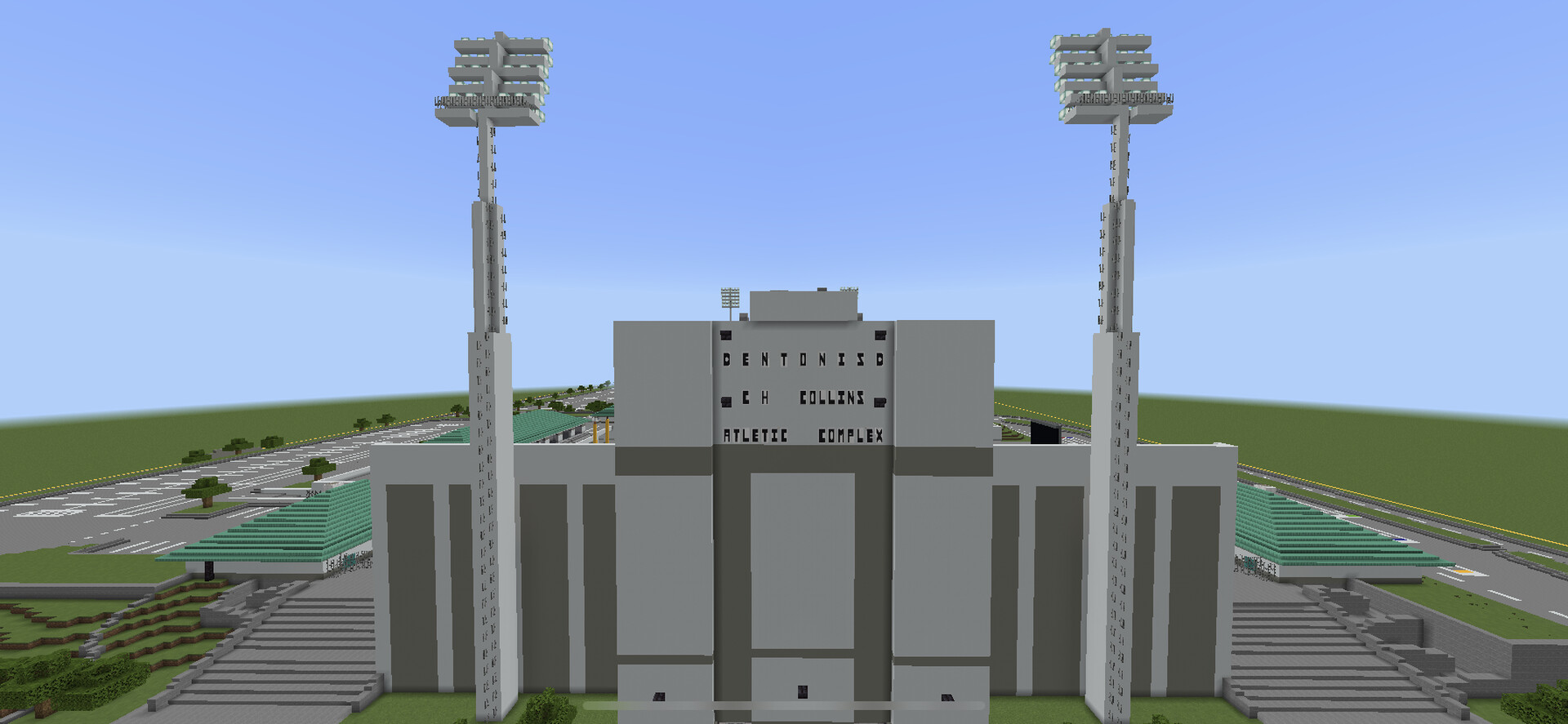 C.H. Collins Athletic Complex Minecraft Map