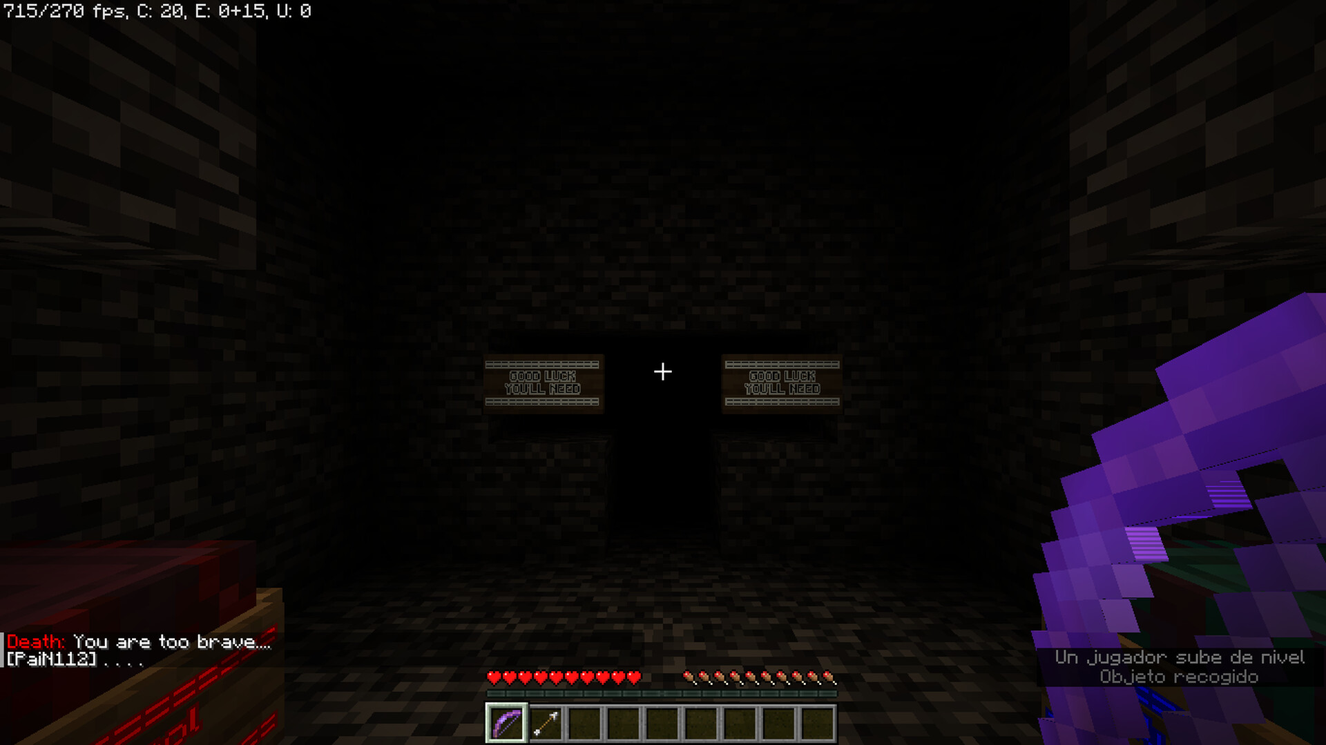 The Death Abyss Challenge Minecraft Map