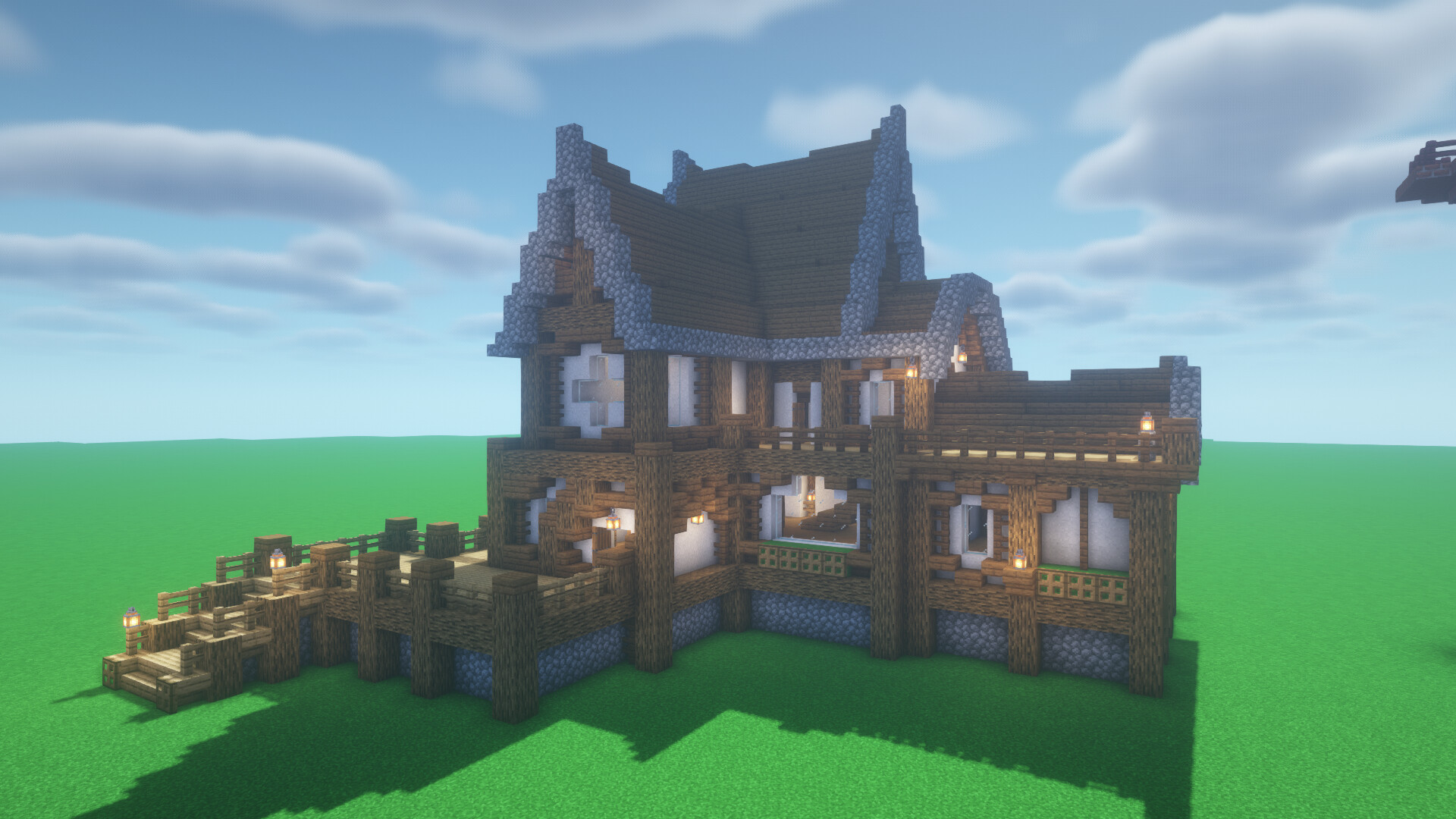 5 roof designs Minecraft Map