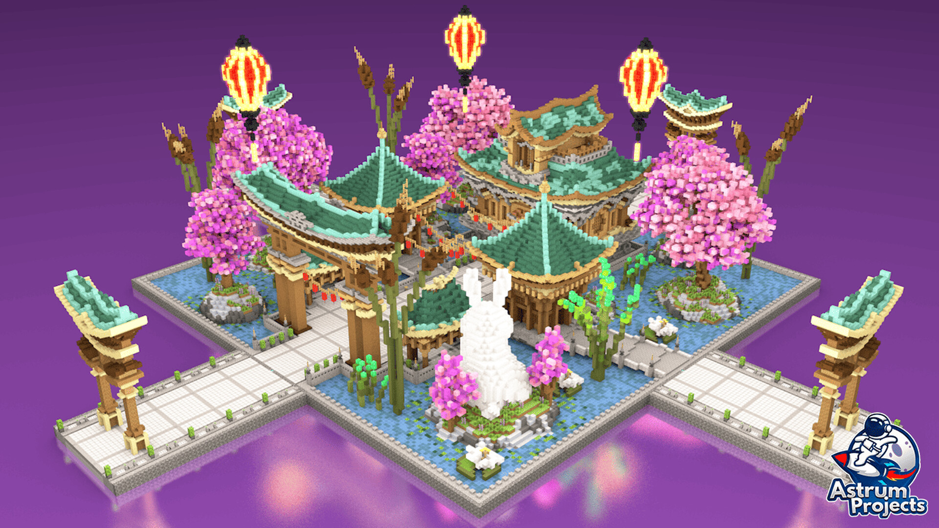 Spawn + Warzone ORIENTAL Minecraft Map