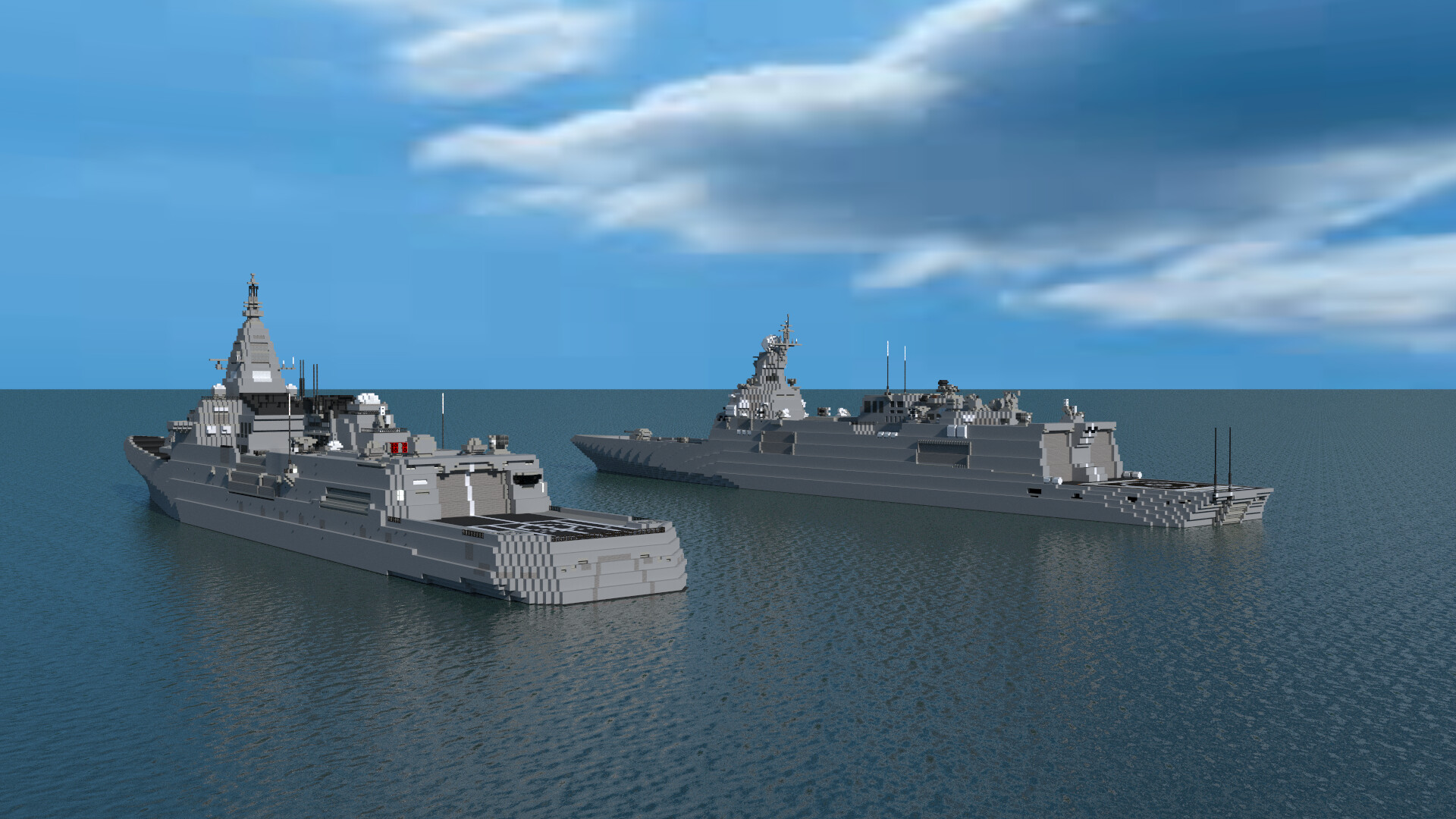 New Hull Design Destroyer Ship Minecraft Map