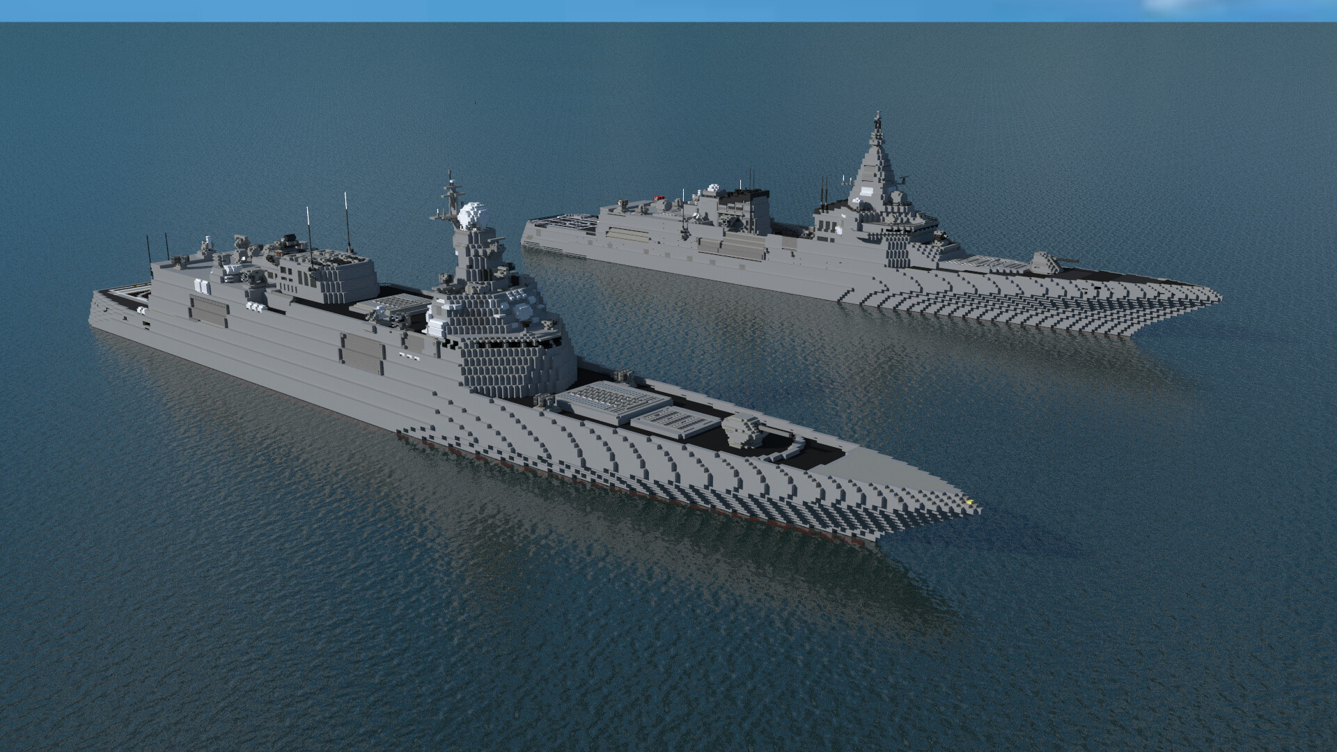 New Hull Design Destroyer Ship Minecraft Map