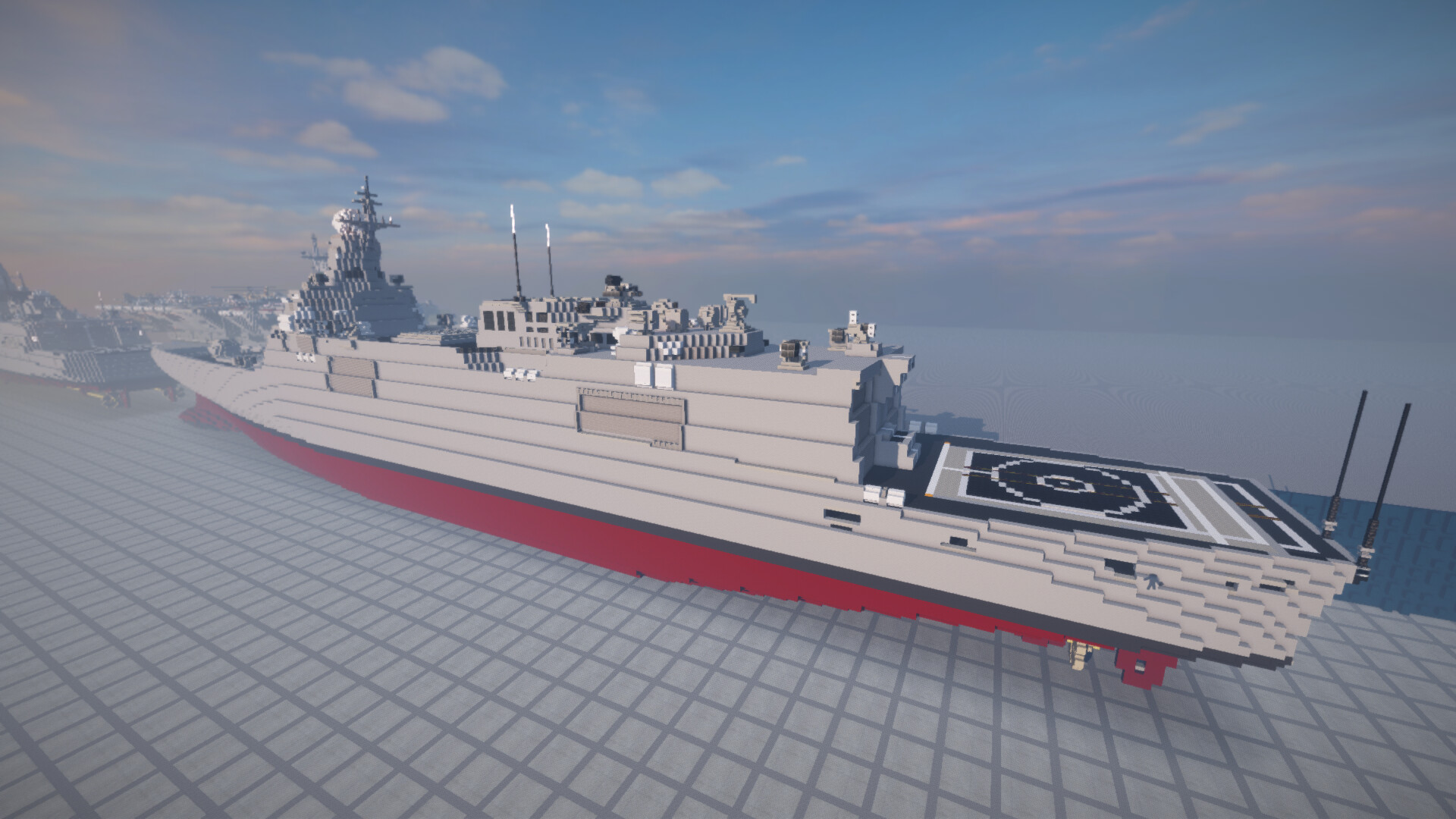 New Hull Design Destroyer Ship Minecraft Map