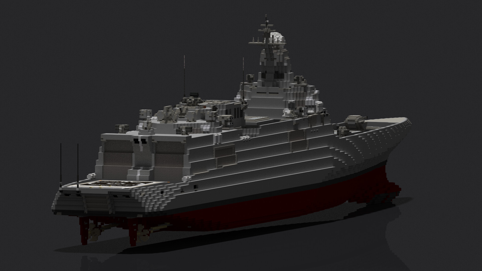 New Hull Design Destroyer Ship Minecraft Map
