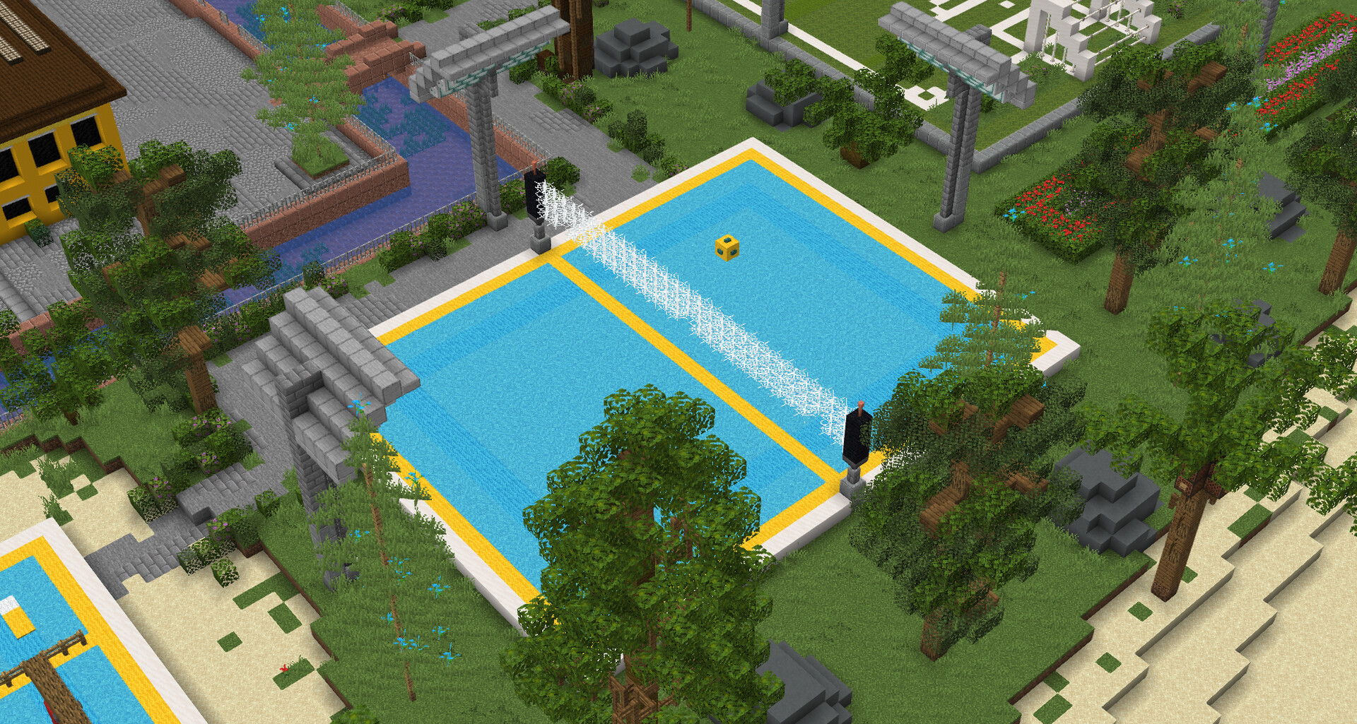 🌿 Tropical City Lobby 🌿 Minecraft Map