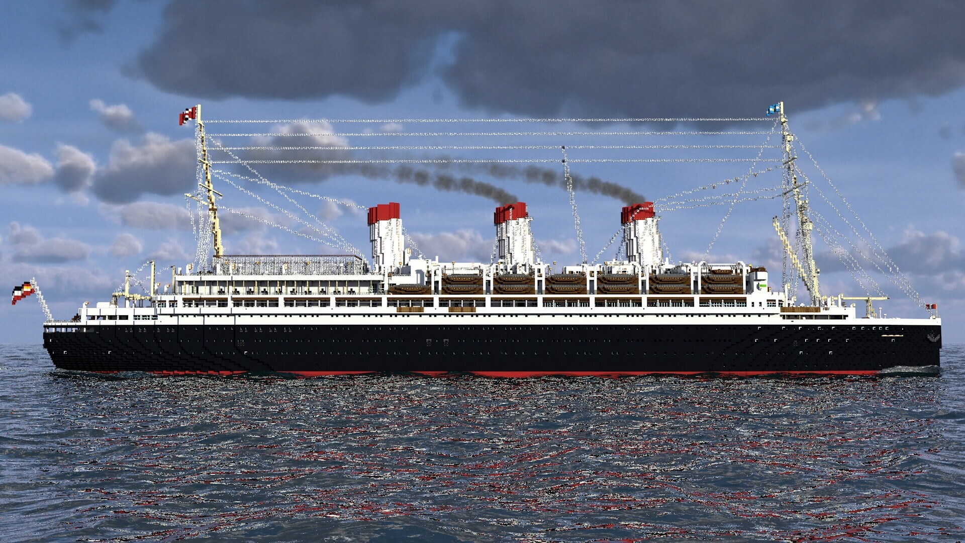 SS Cap Arcona (1927) - The Queen of the South Atlantic Minecraft Map