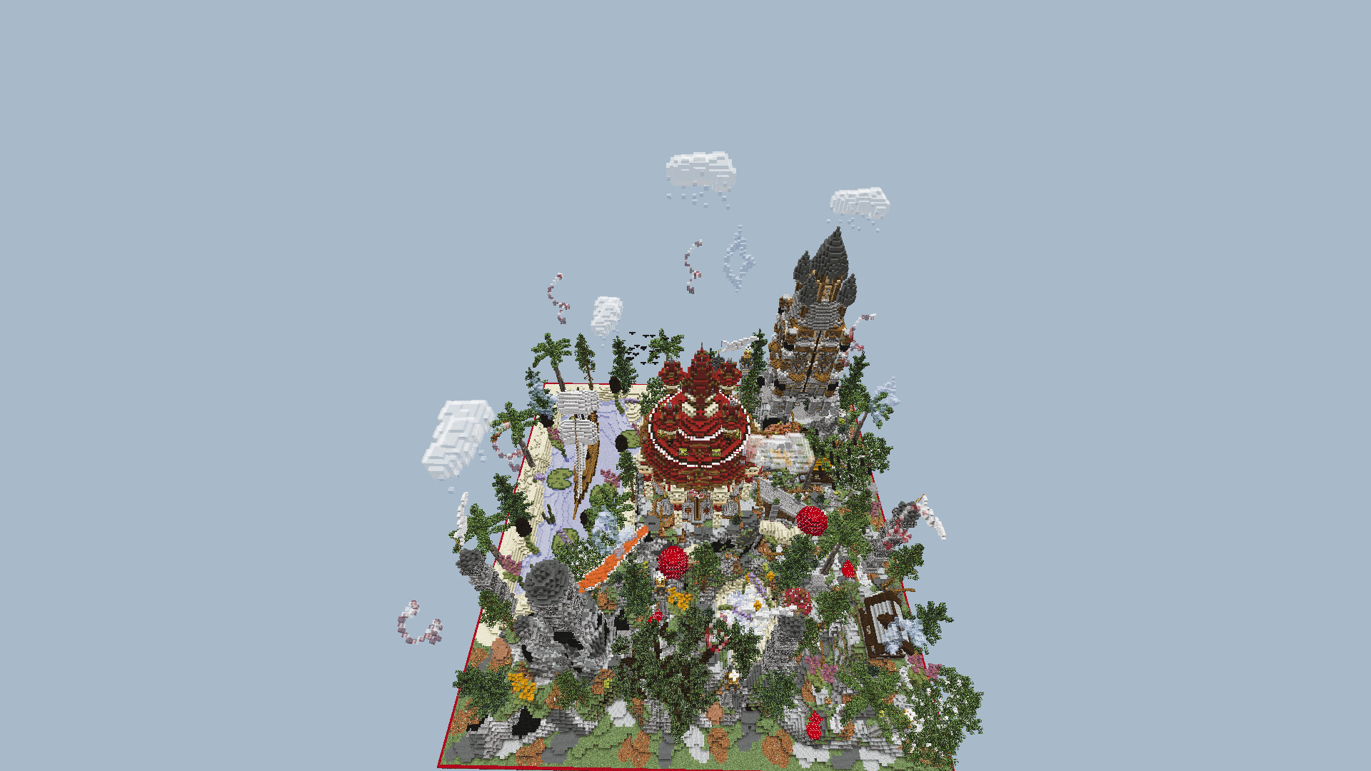 Fantasy spawn Minecraft Map