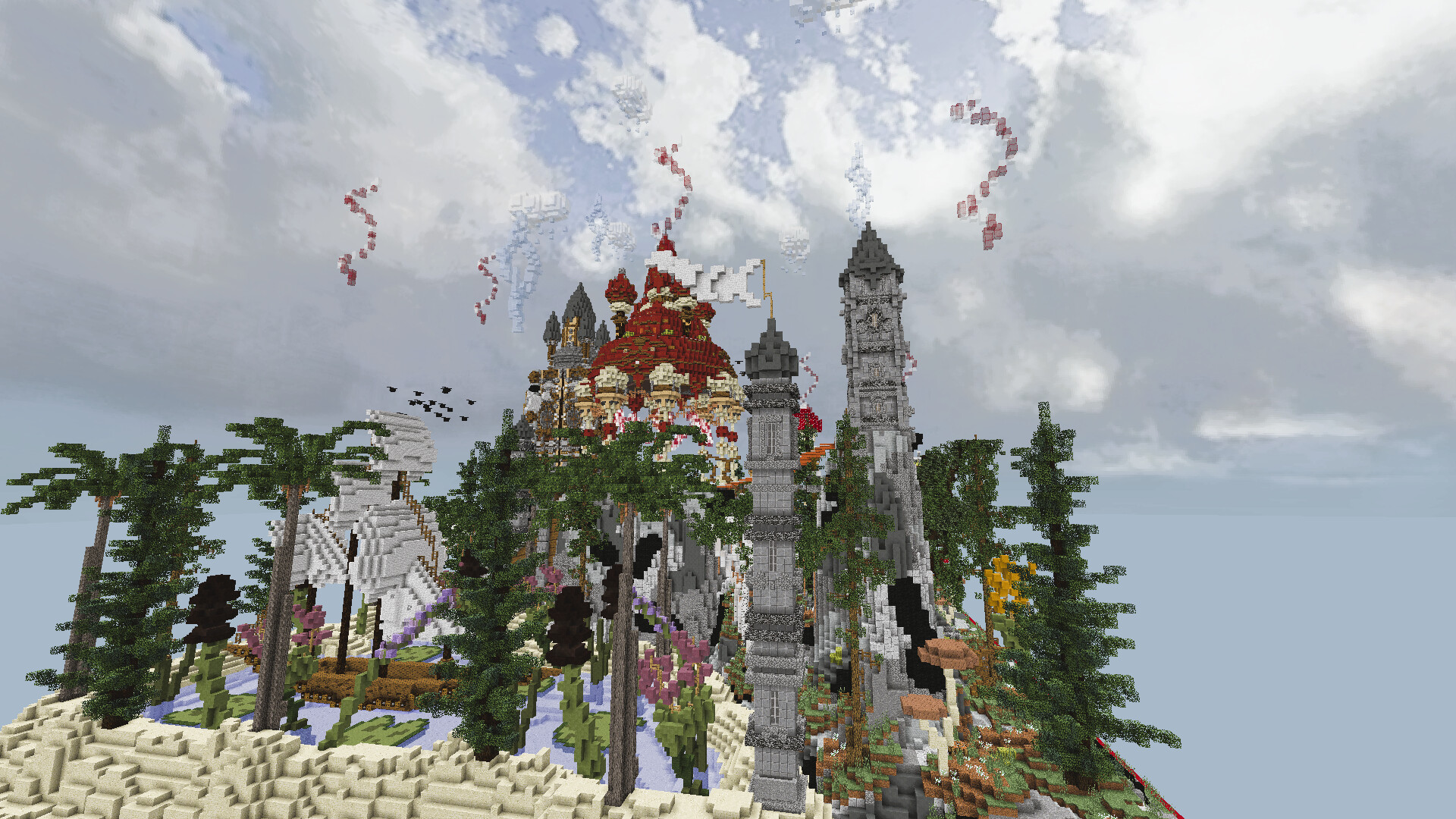 Fantasy spawn Minecraft Map