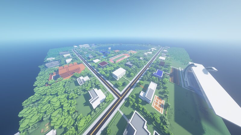 Modern Town - ideal for Survival Game Minecraft Map