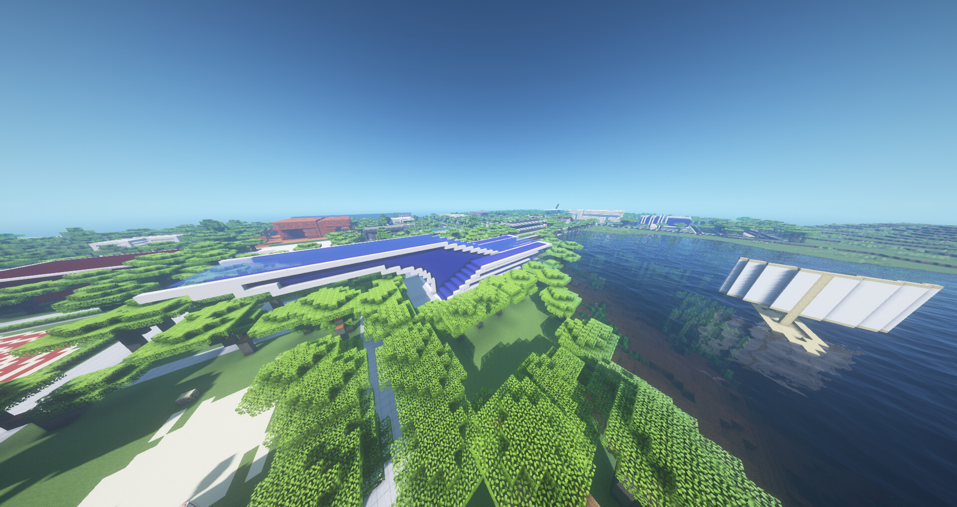 Modern Town - ideal for Survival Game Minecraft Map