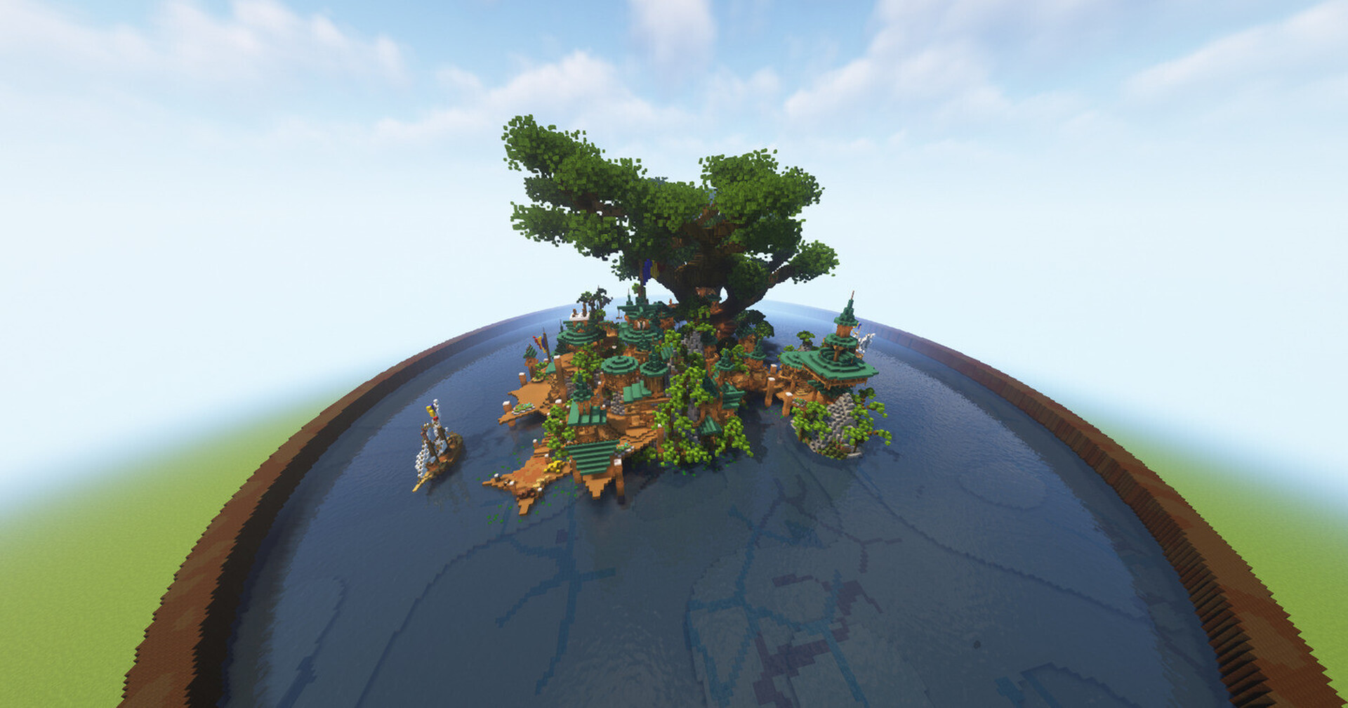 [ Spawn ] ↪ PIRATE ISLAND ↩ Minecraft Map