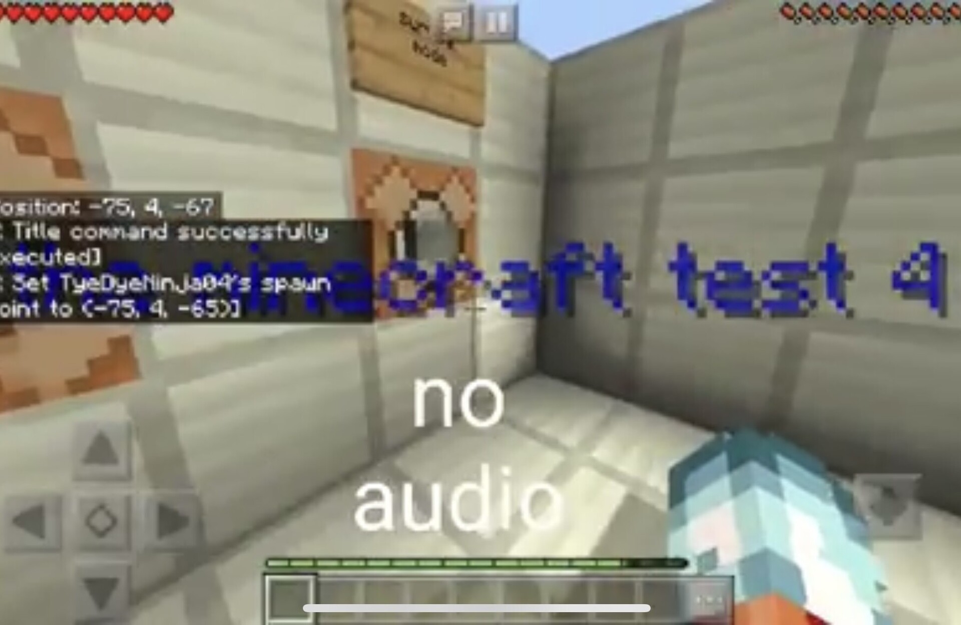 The Minecraft Test 4 Minecraft Map