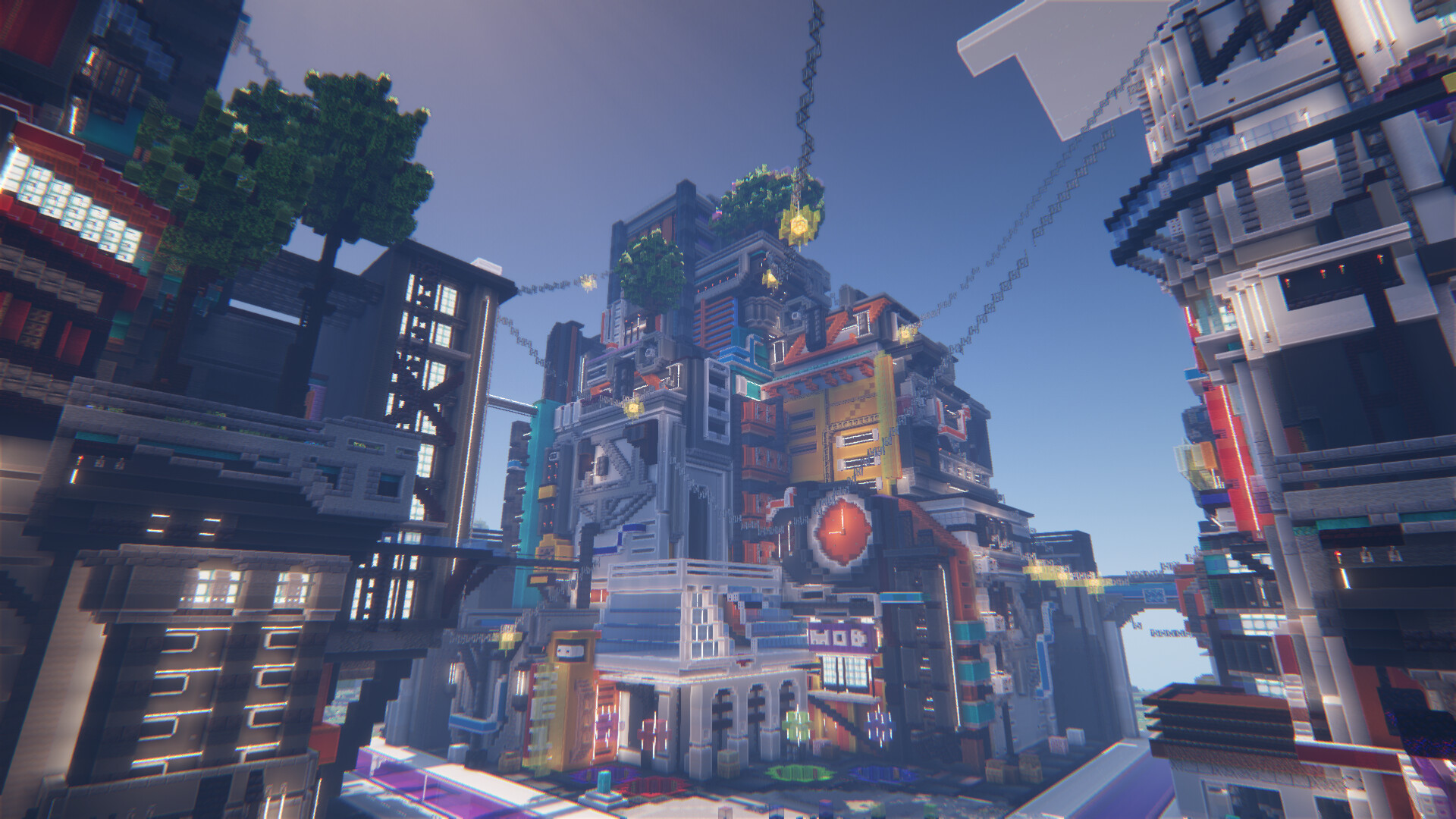 Cyberpunk Warzone Minecraft Map