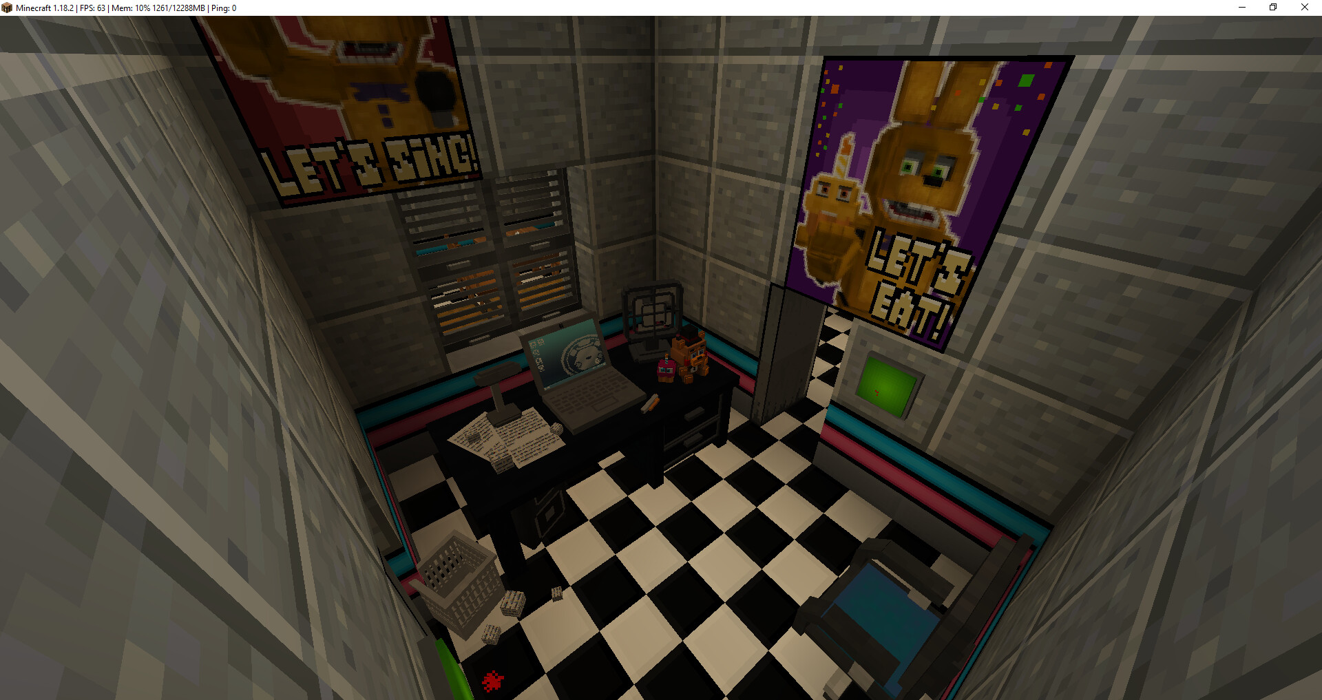 Fredbear's Family Diner 2.0 _ 1.18.1 Minecraft Map