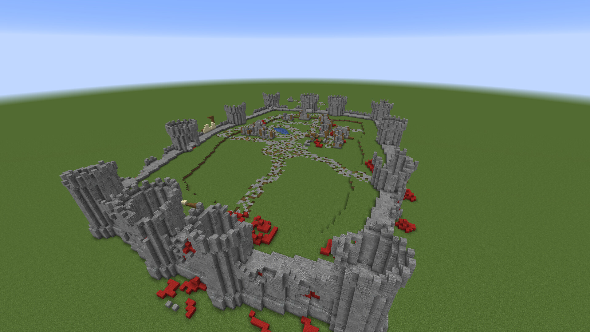Ruined medieval village Minecraft Map