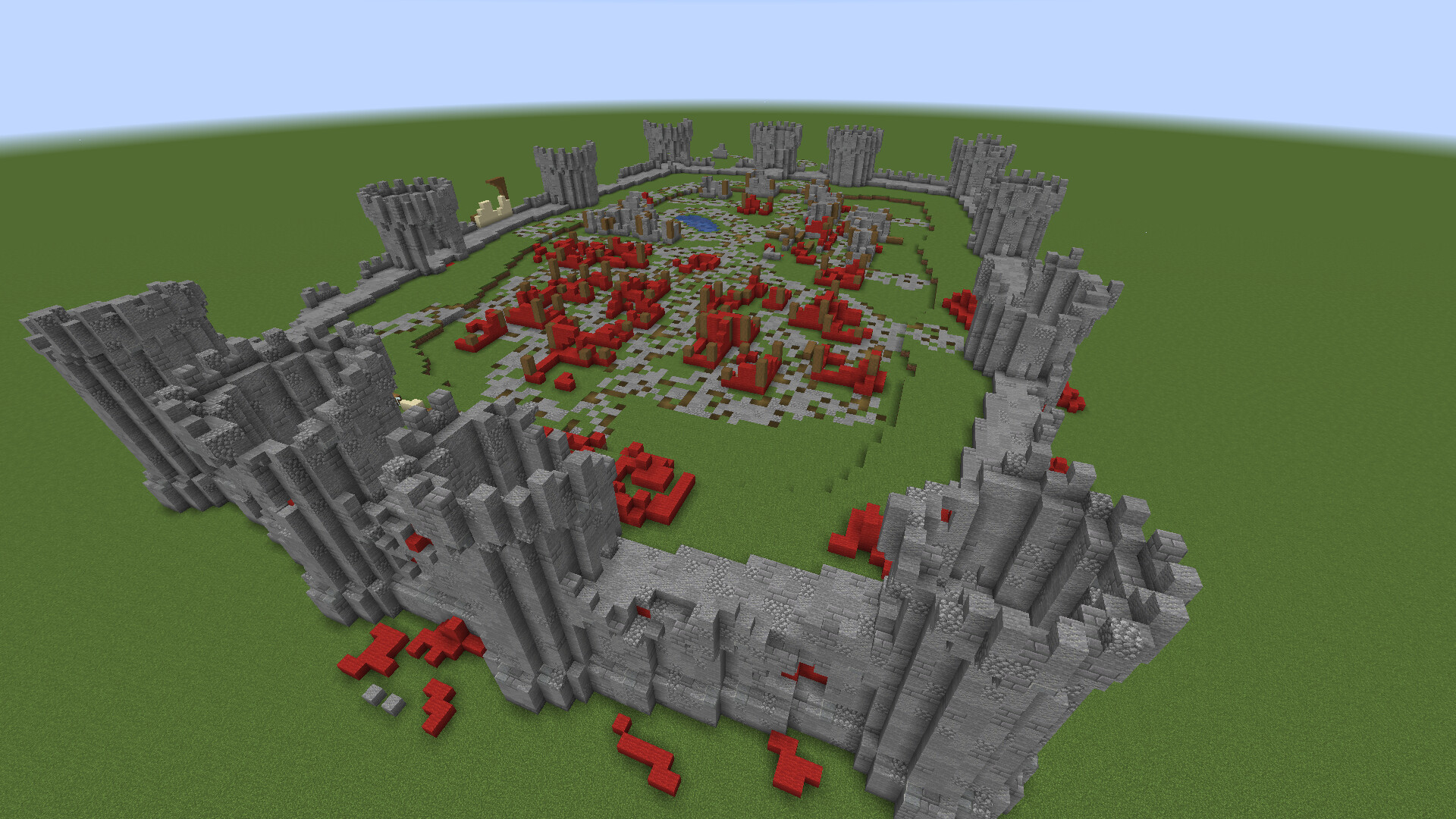 Ruined medieval village Minecraft Map