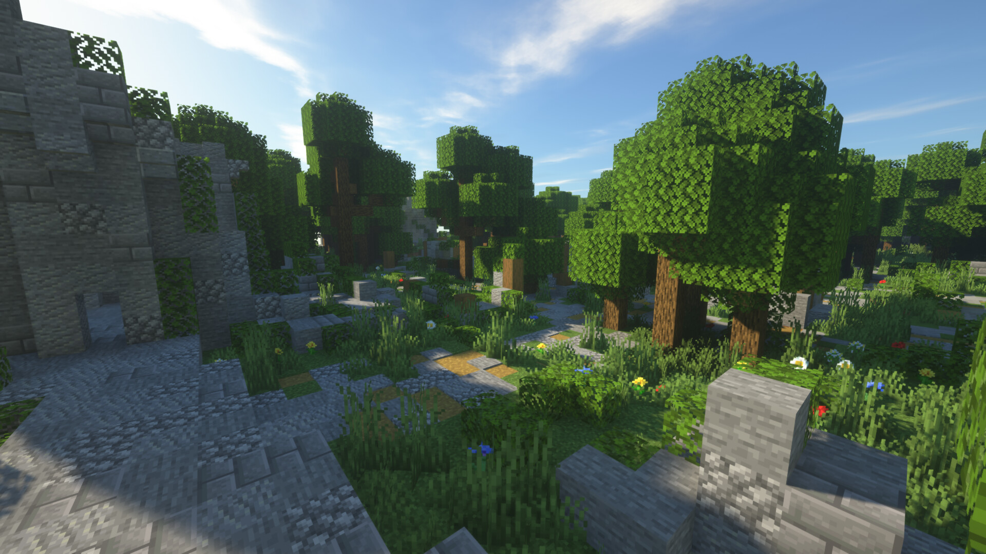 Ruined medieval village Minecraft Map