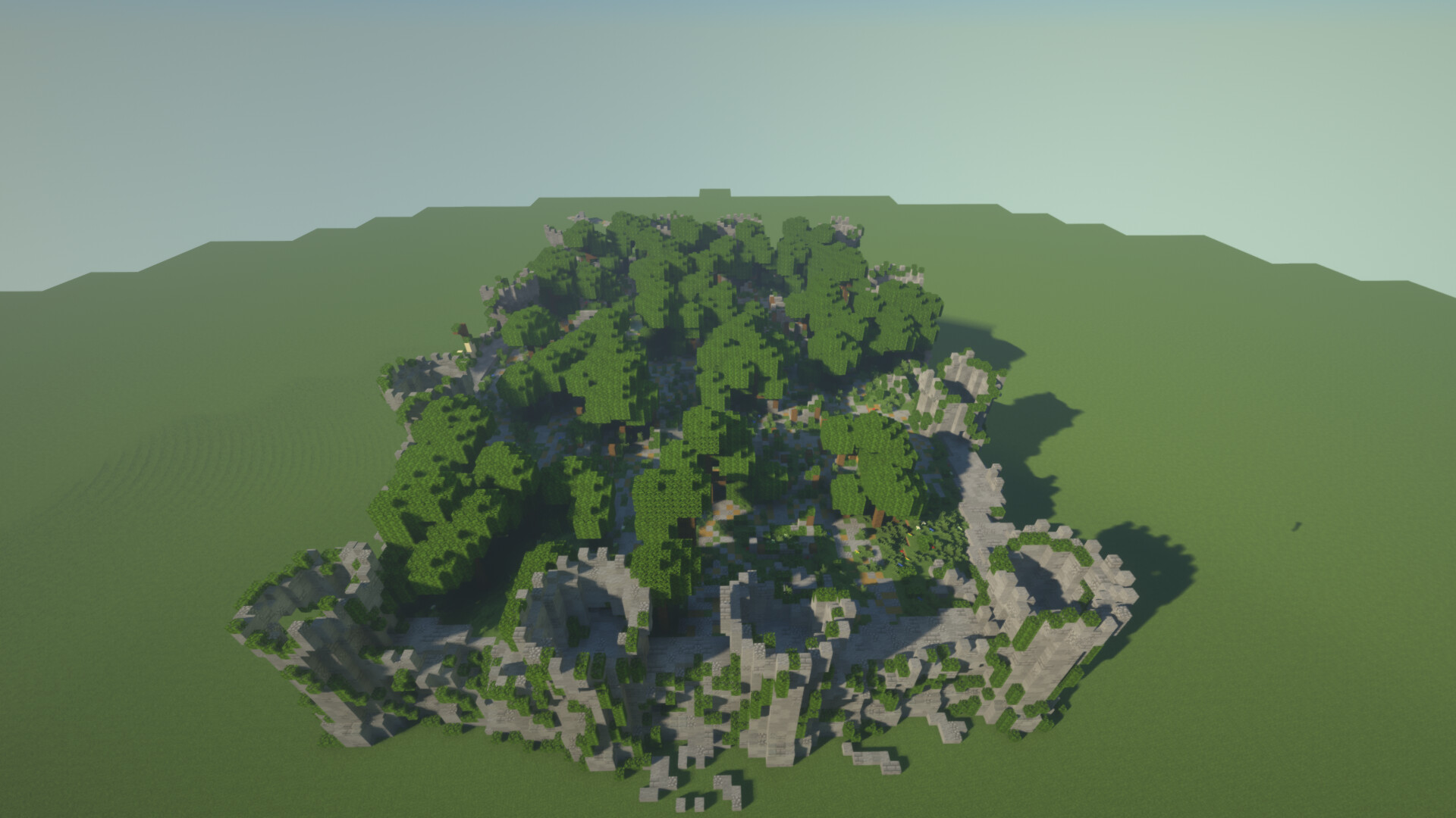 Ruined medieval village Minecraft Map