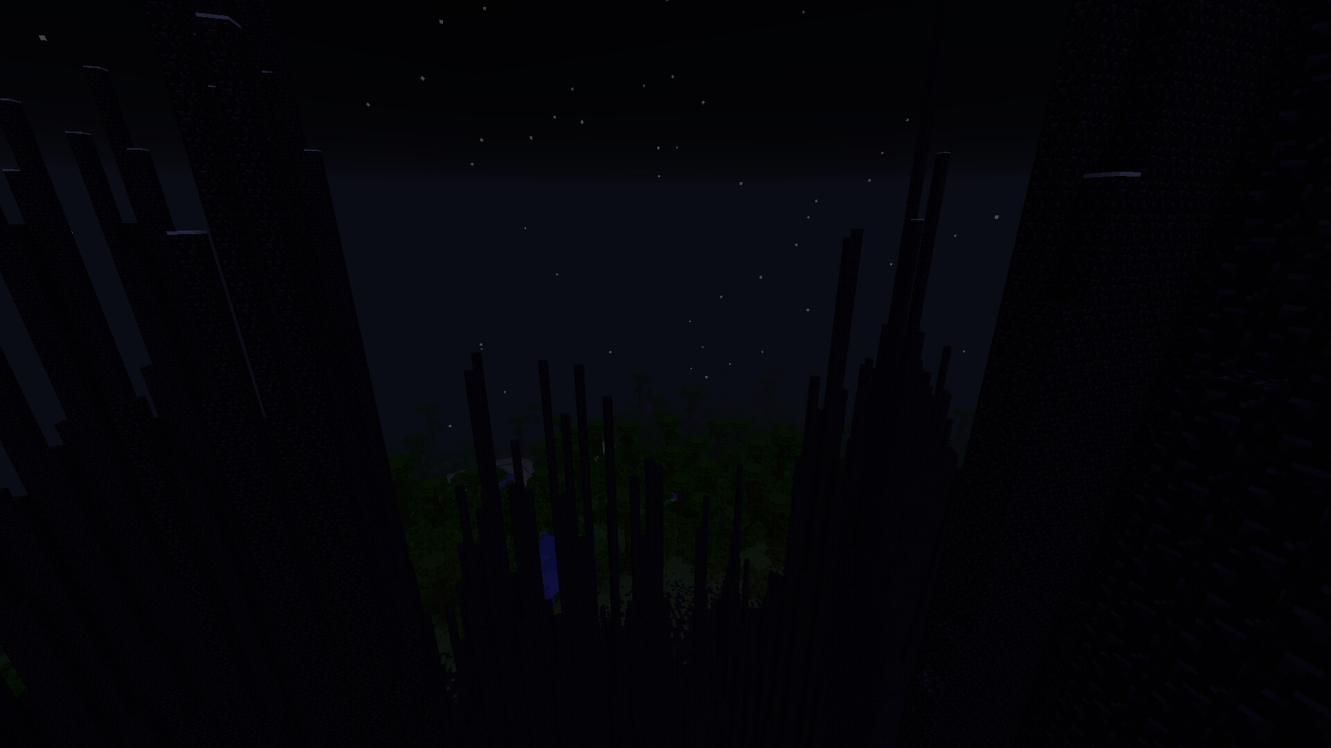 Enderman Crying Lava Shrine in Obsidian Spire Area Minecraft Map