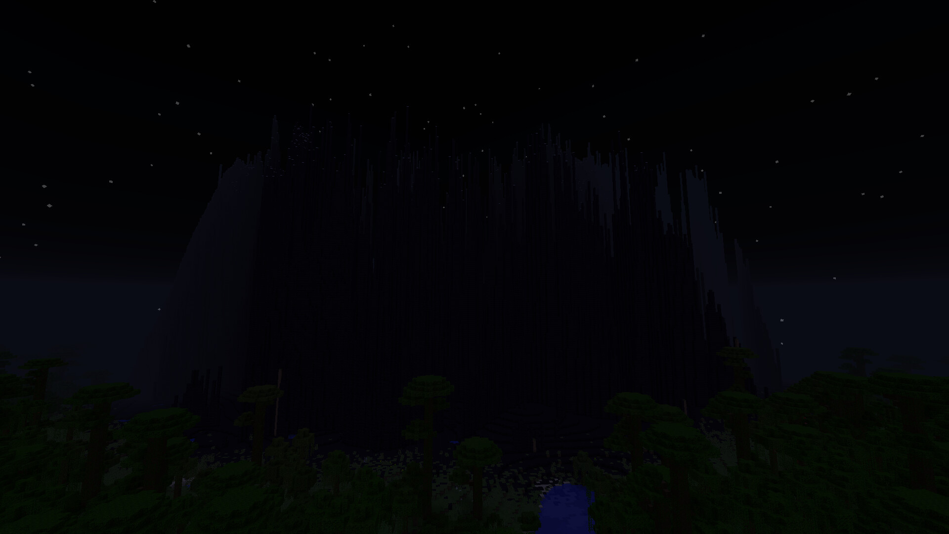 Enderman Crying Lava Shrine in Obsidian Spire Area Minecraft Map