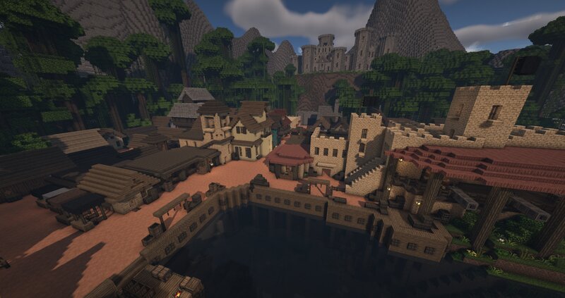 Hidden Pirate Town Minecraft Map