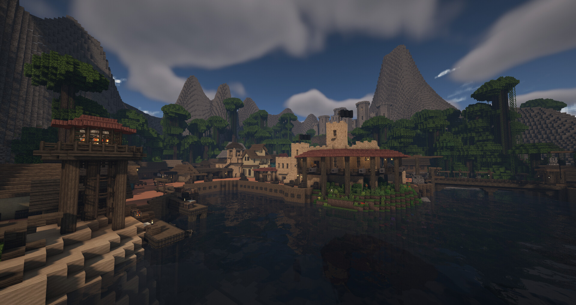 Hidden Pirate Town Minecraft Map