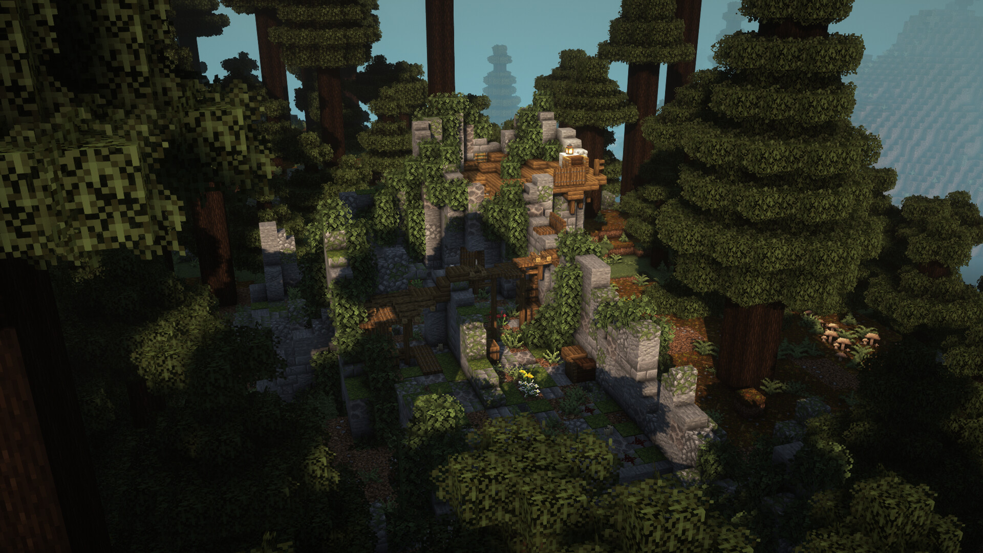 The ruins of an old house Minecraft Map
