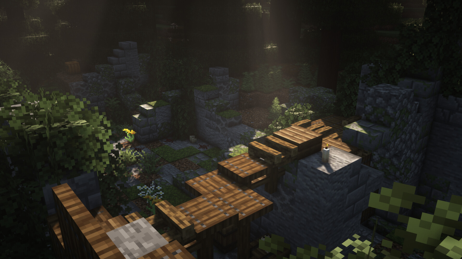 The ruins of an old house Minecraft Map