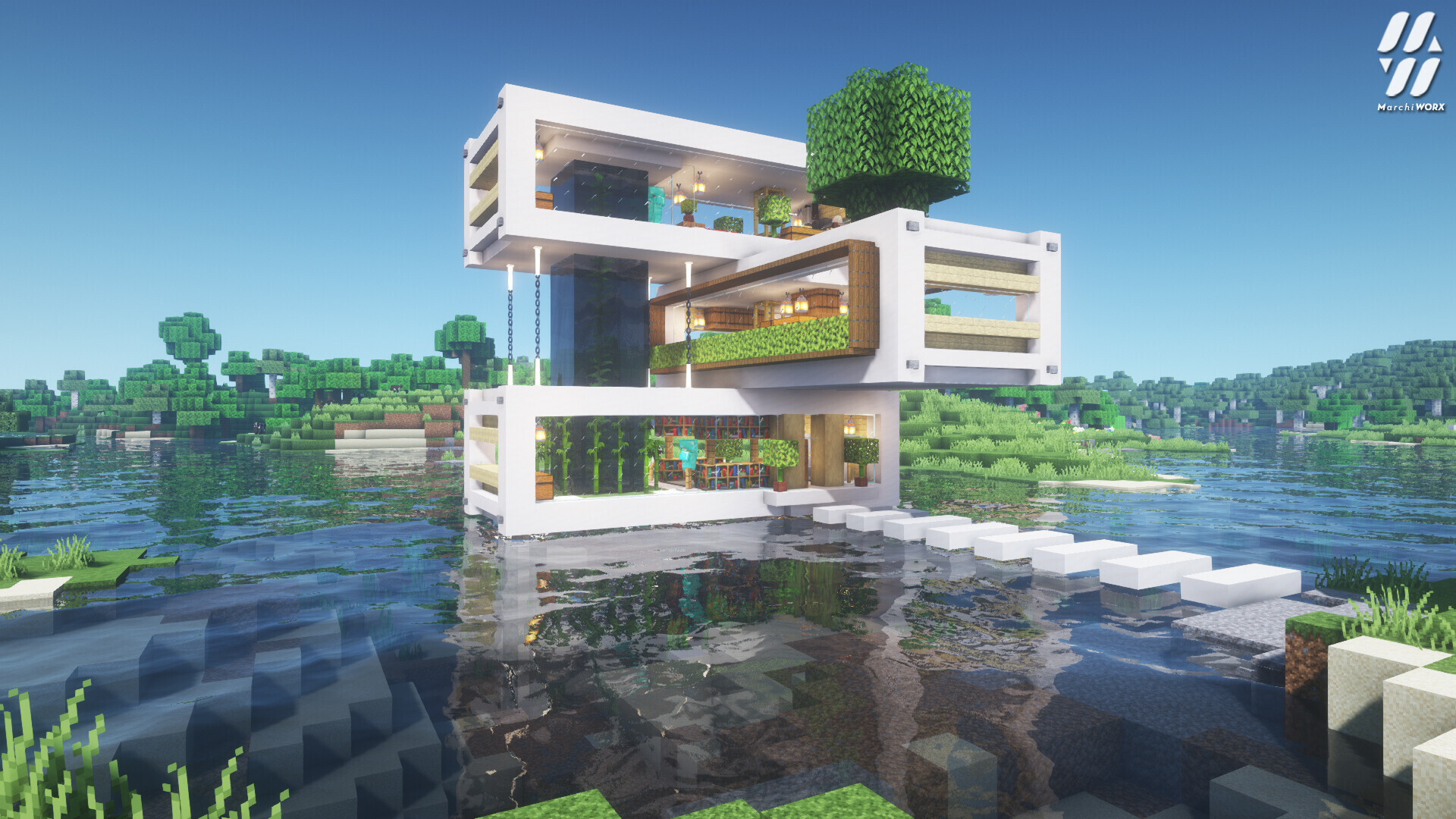 Minecraft Modern Survival House Minecraft Map