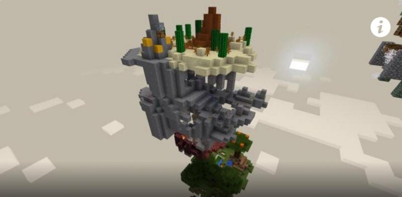 Bedrock to Java Skylayer Survival 1.19 Minecraft Map