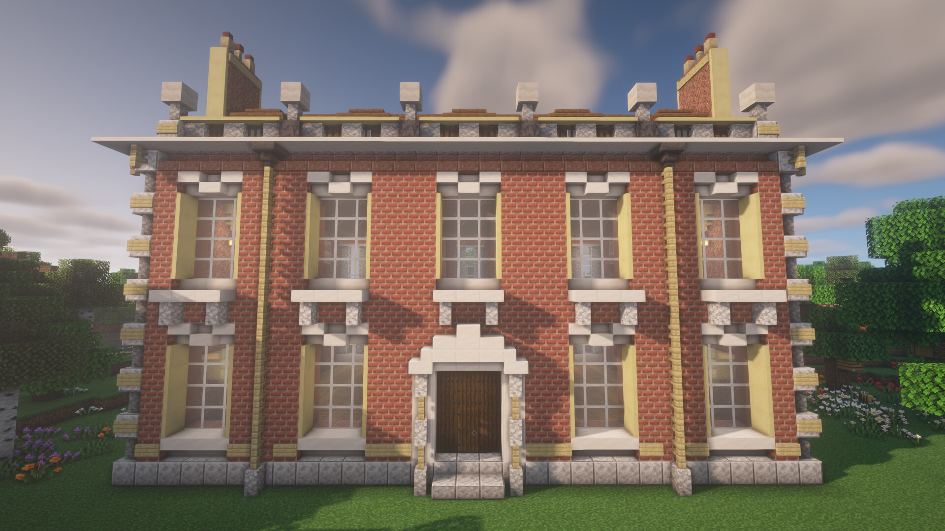 Georgian building Minecraft Map