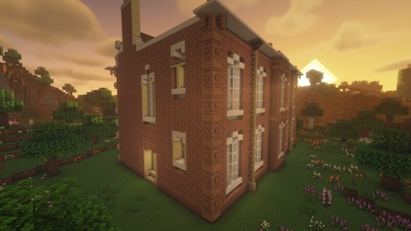 Georgian building Minecraft Map