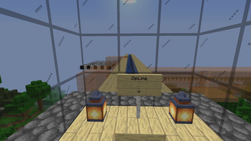 Zipline & More Map [Update] Minecraft Map