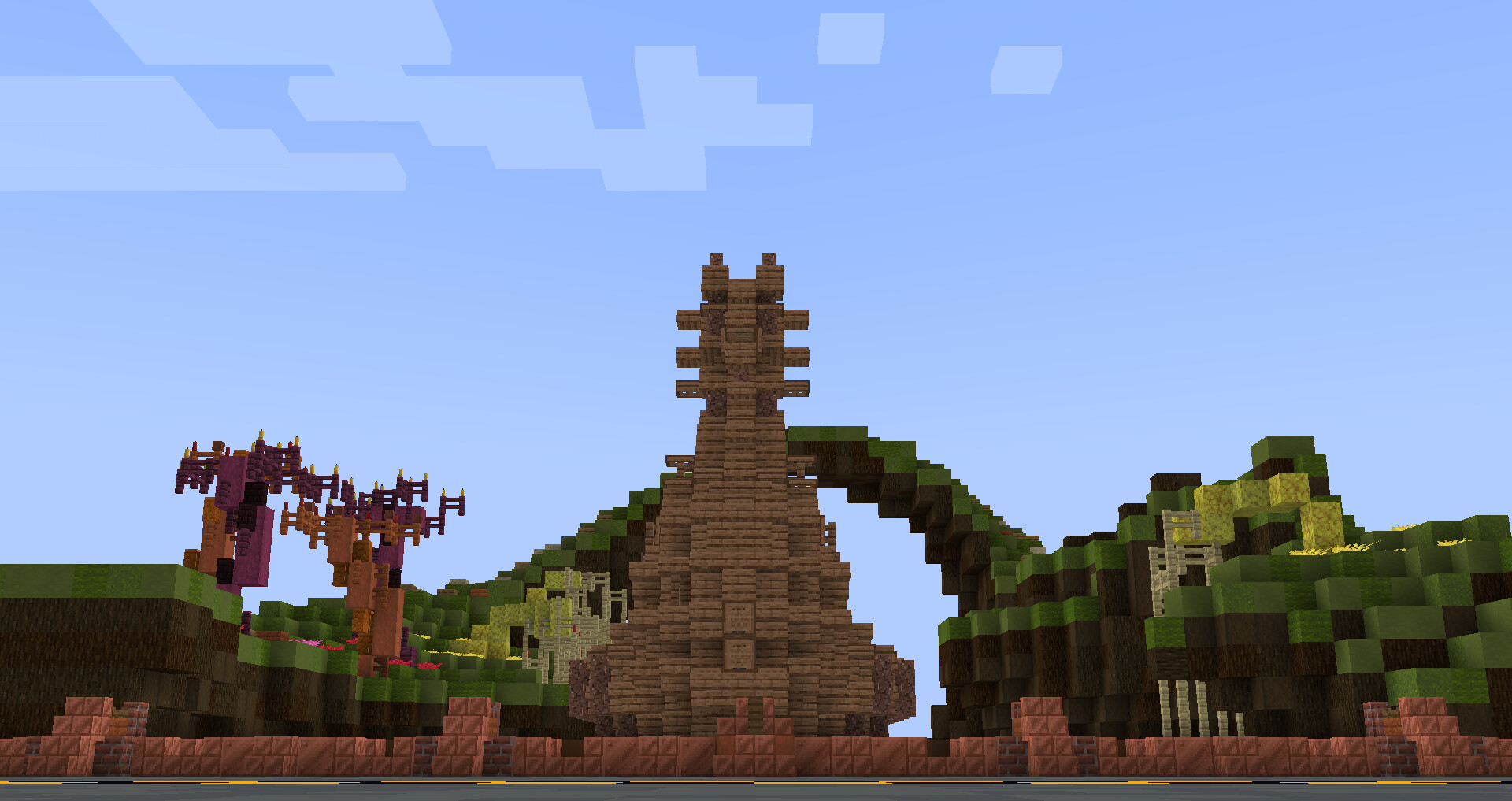 Pink Seahorse Boat Minecraft Map