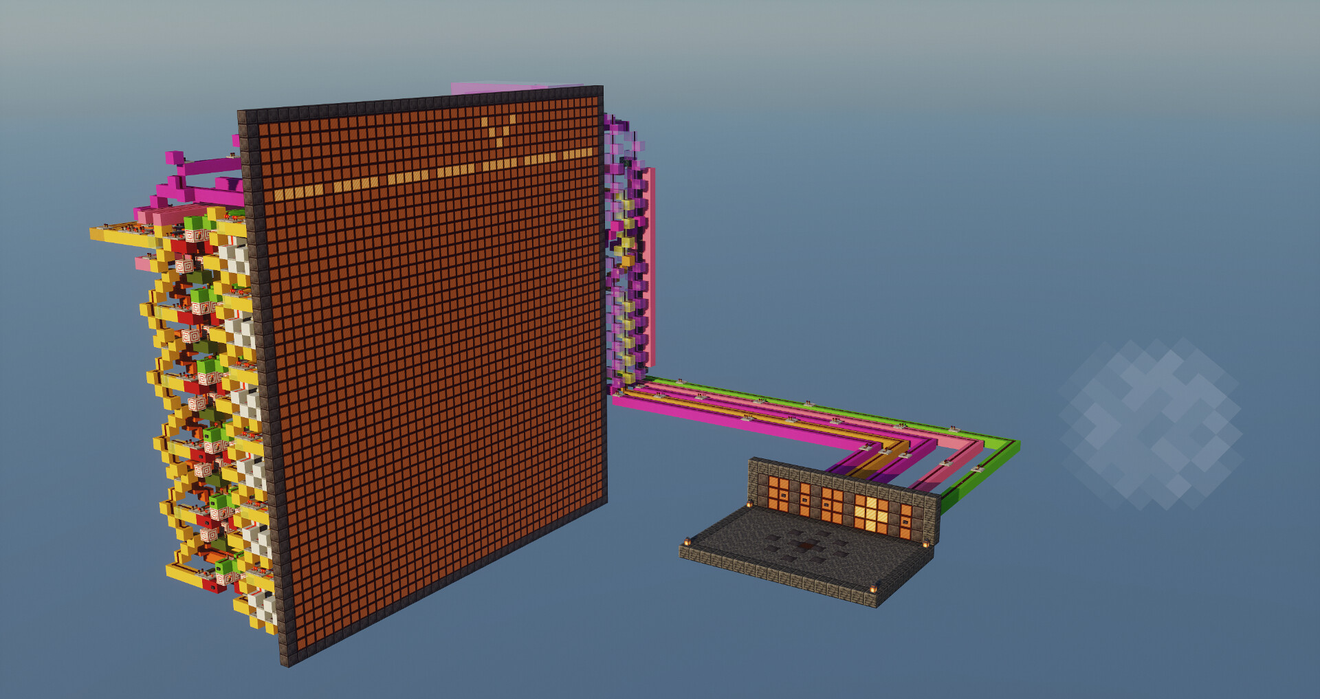 BIG REDSTONE CONNECT-4 [5X5 cells] VERSION 2 Minecraft Map