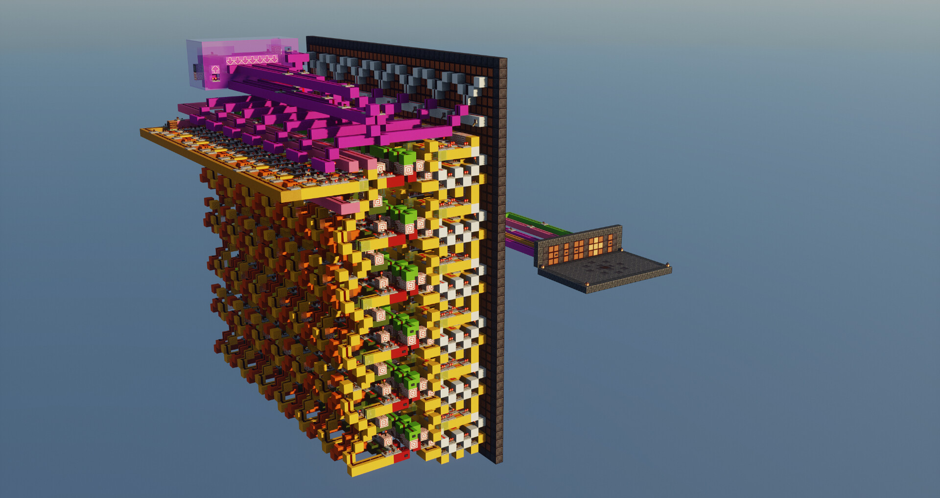 BIG REDSTONE CONNECT-4 [5X5 cells] VERSION 2 Minecraft Map