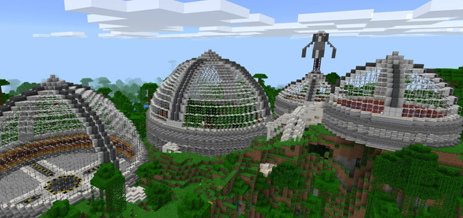 Bedrock to Java Jungle Lab Minecraft Map