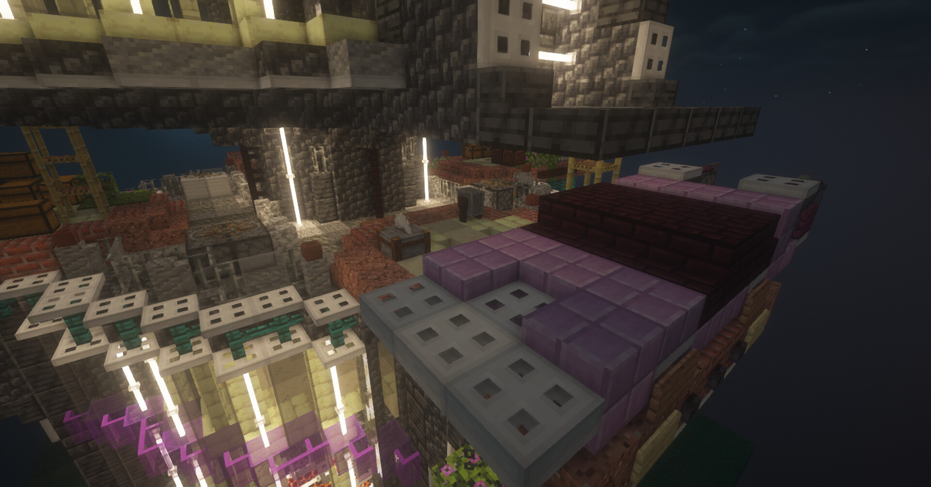 Big Cyberpunk House Map 1.19.2 Minecraft Map