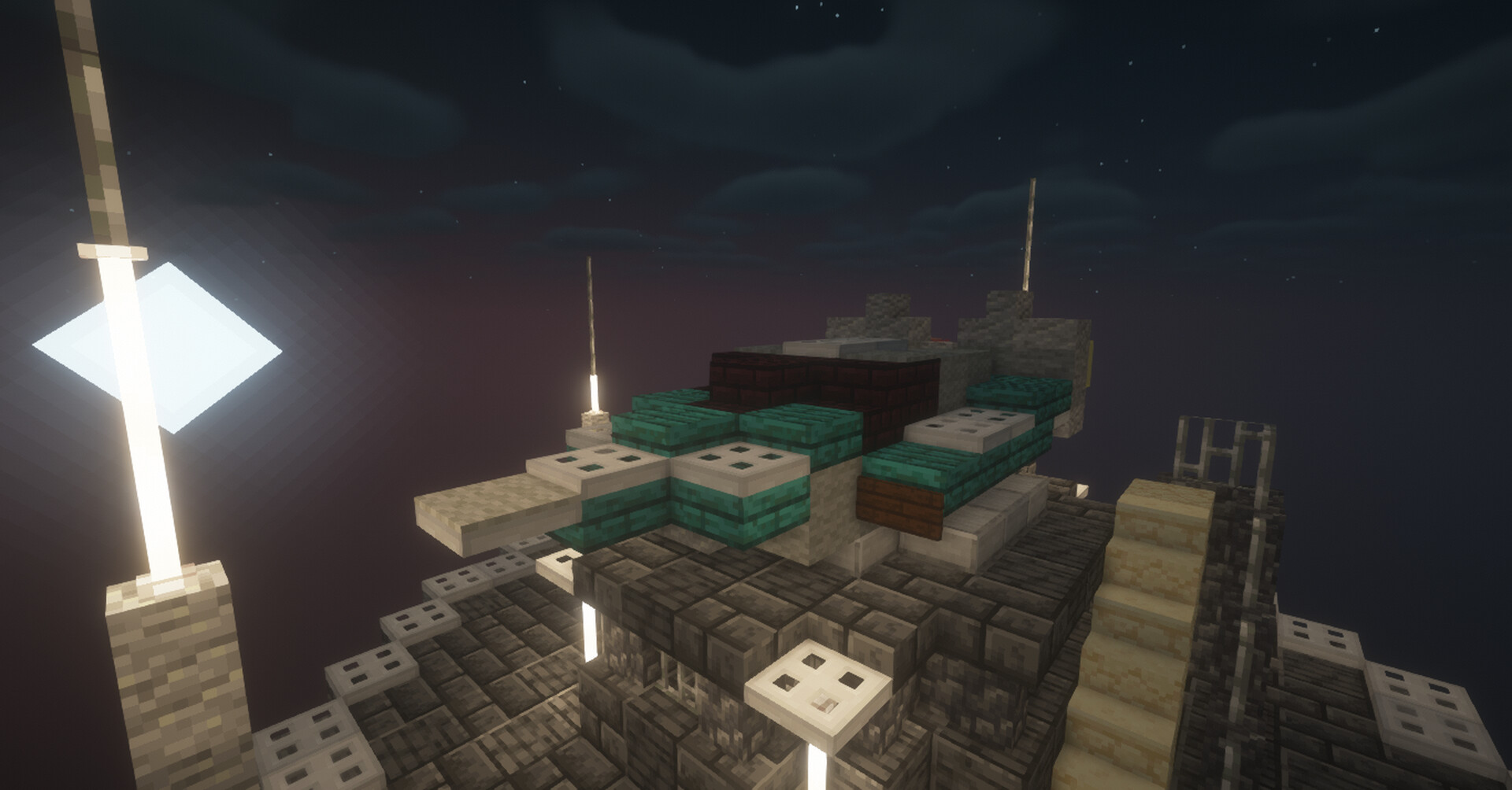 Big Cyberpunk House Map 1.19.2 Minecraft Map