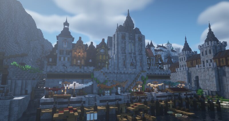 Medieval district Minecraft Map