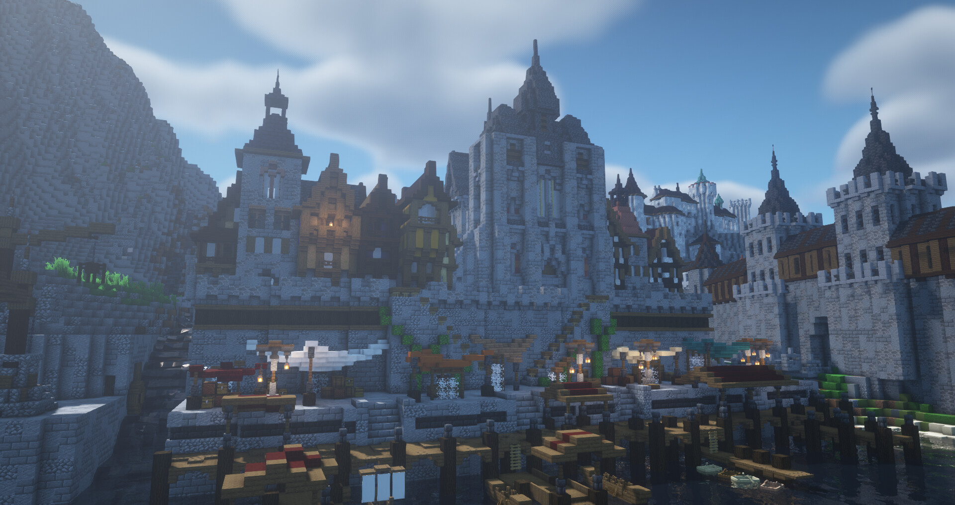 Medieval district Minecraft Map