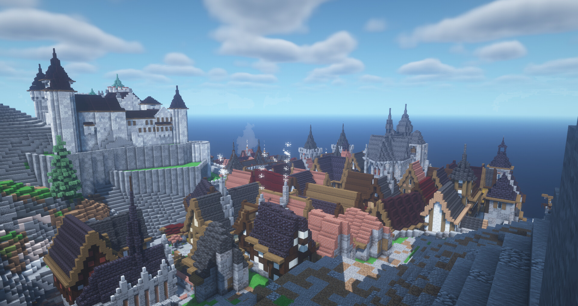 Medieval district Minecraft Map