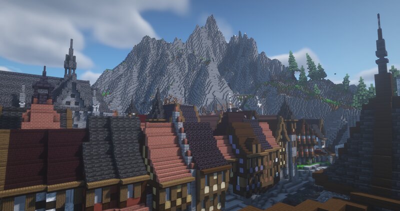 Medieval district Minecraft Map